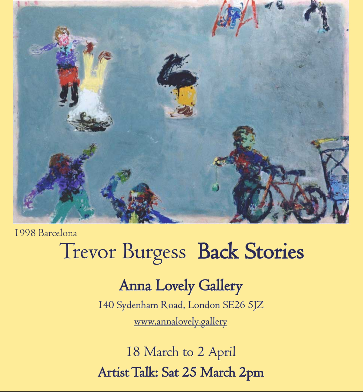 Trevor Burgess Artist Talk – Anna Lovely Gallery