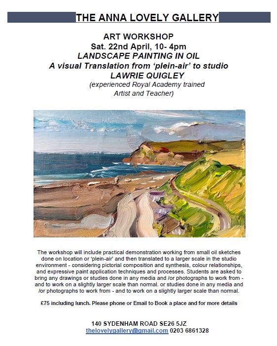 Lawrie Quigley & Joanna Kay Workshops – Anna Lovely Gallery